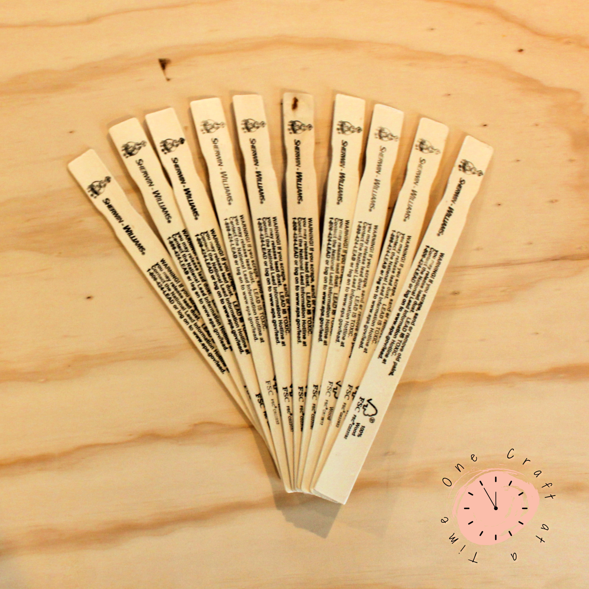 How to Make a Rustic Sign from Paint Sticks - Part One - Sign Base - T ...